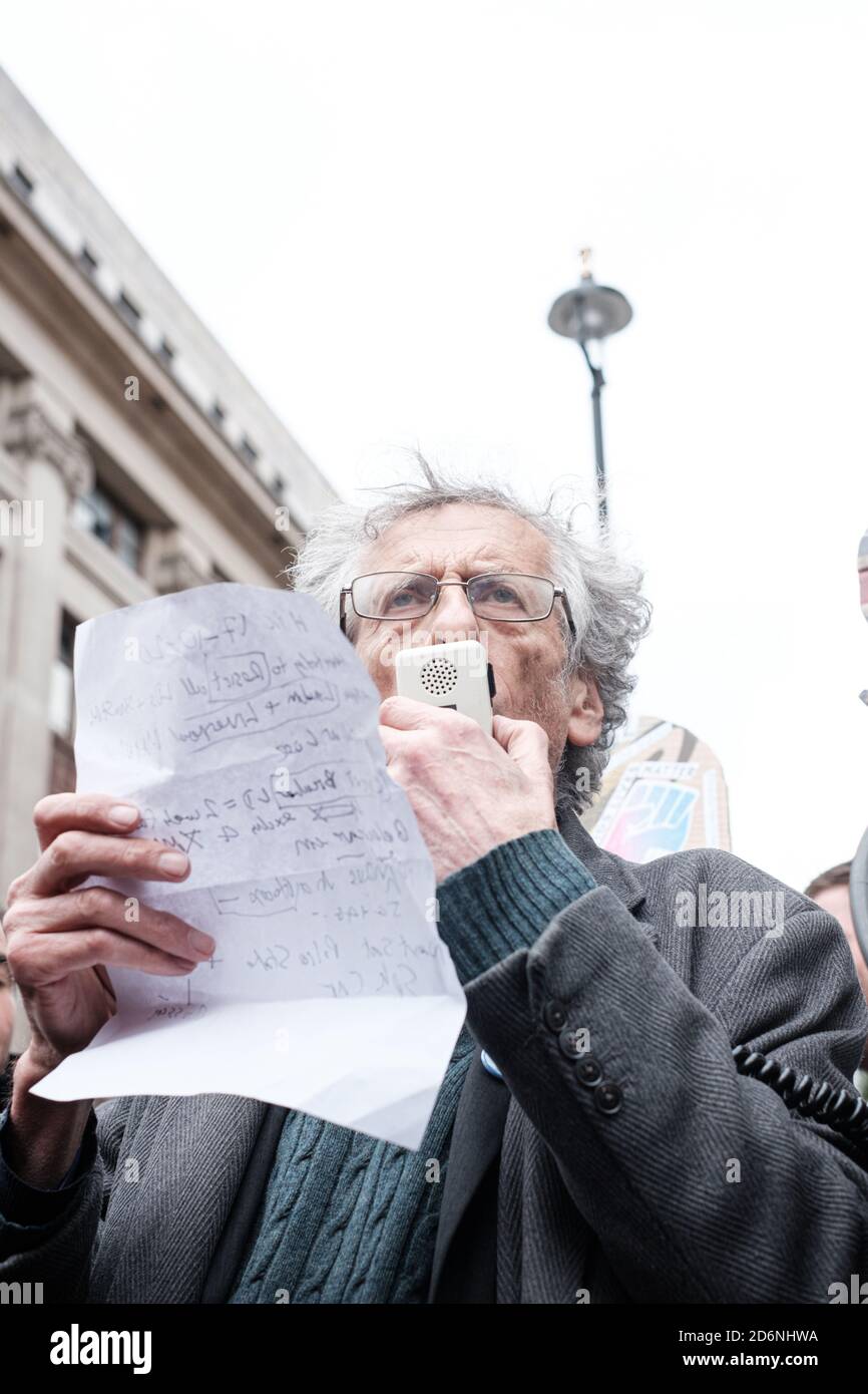 Stand Up X With Piers Corbyn (Jeremy Corbyn's Brother) Rally in Central ...