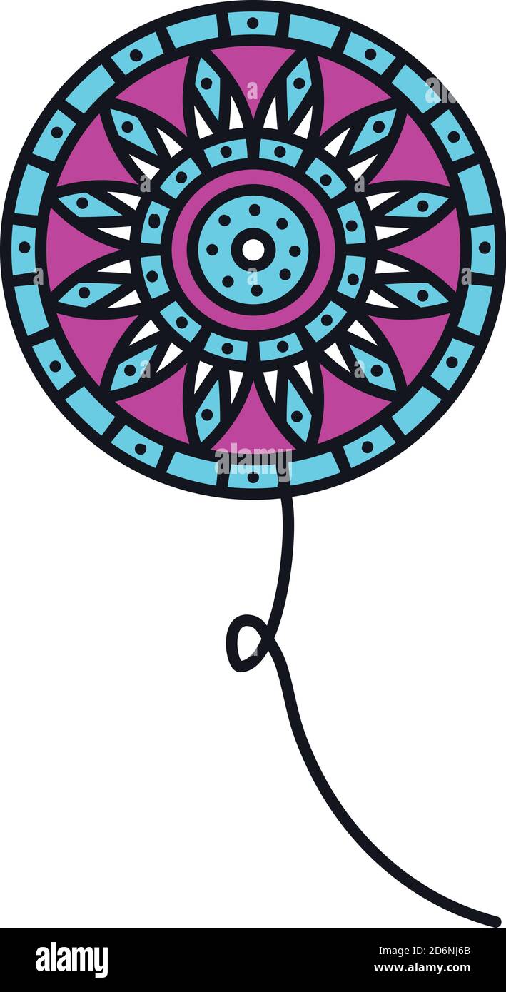 Weird balloon, illustration, vector on white background Stock Vector ...