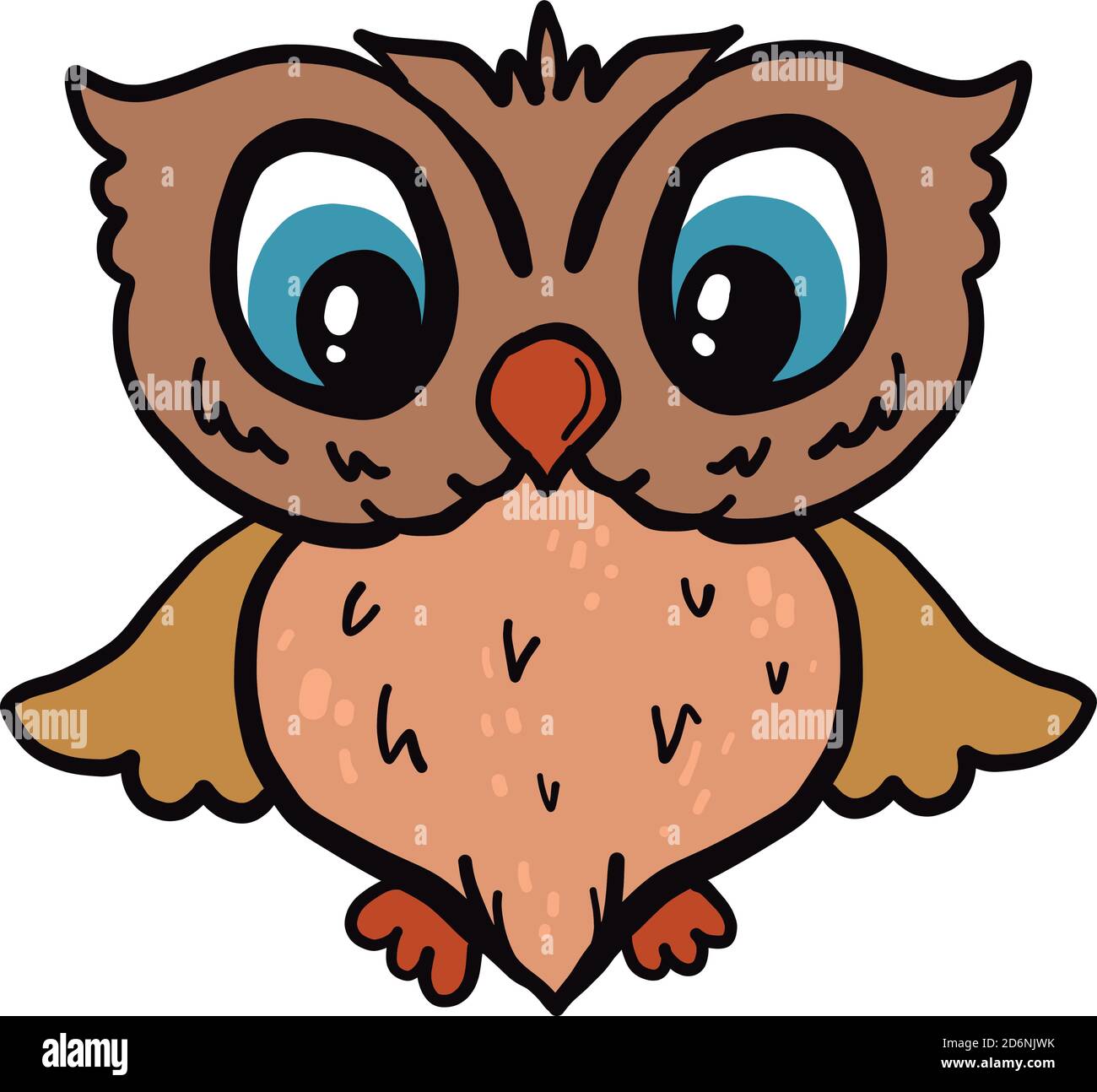 Scared owl Stock Vector Images - Alamy