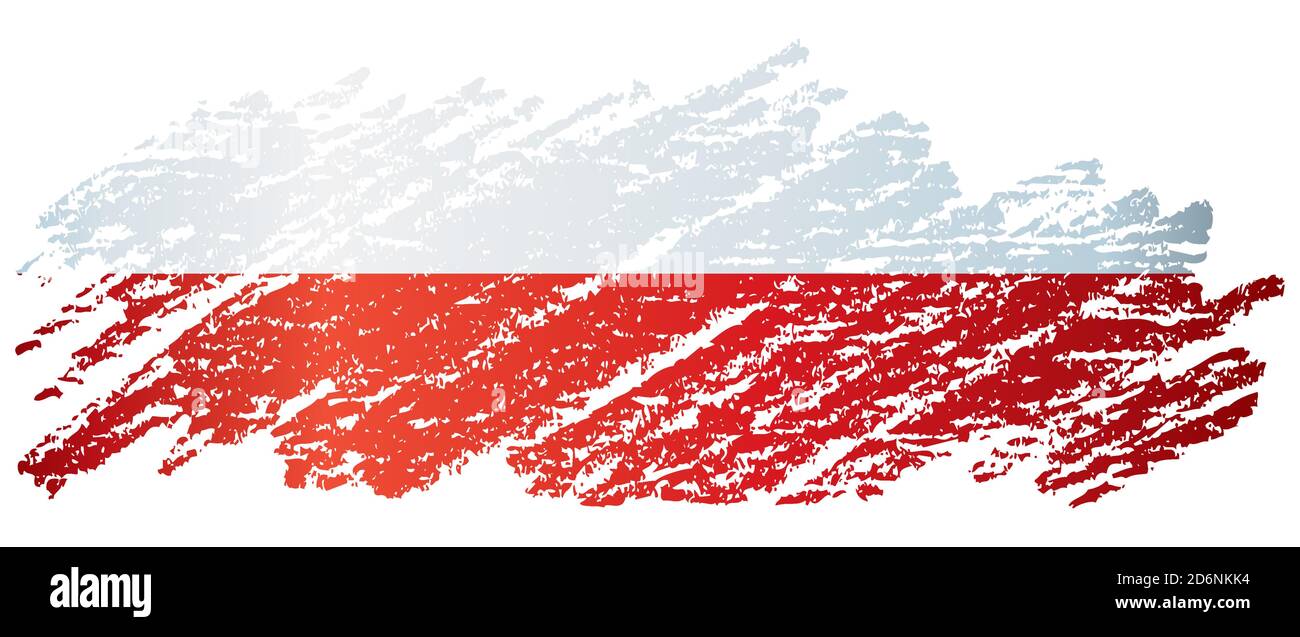 Flag of Poland, Polish flag, Bright, colorful vector illustration Stock ...