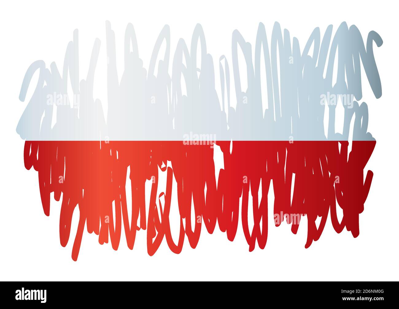 Flag of Poland, Polish flag, Bright, colorful vector illustration Stock ...