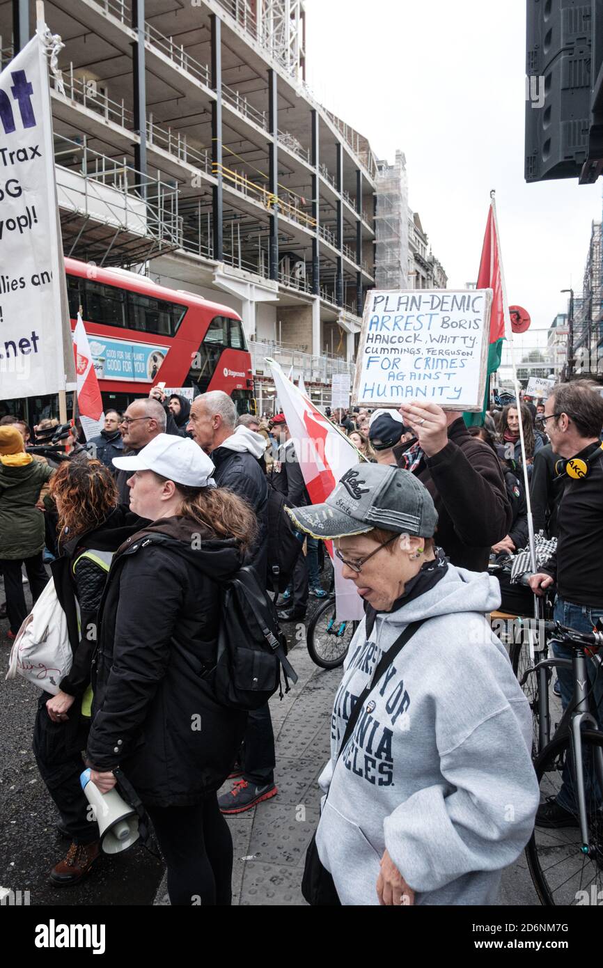 Stand Up X With Piers Corbyn (Jeremy Corbyn's Brother) Rally in Central ...