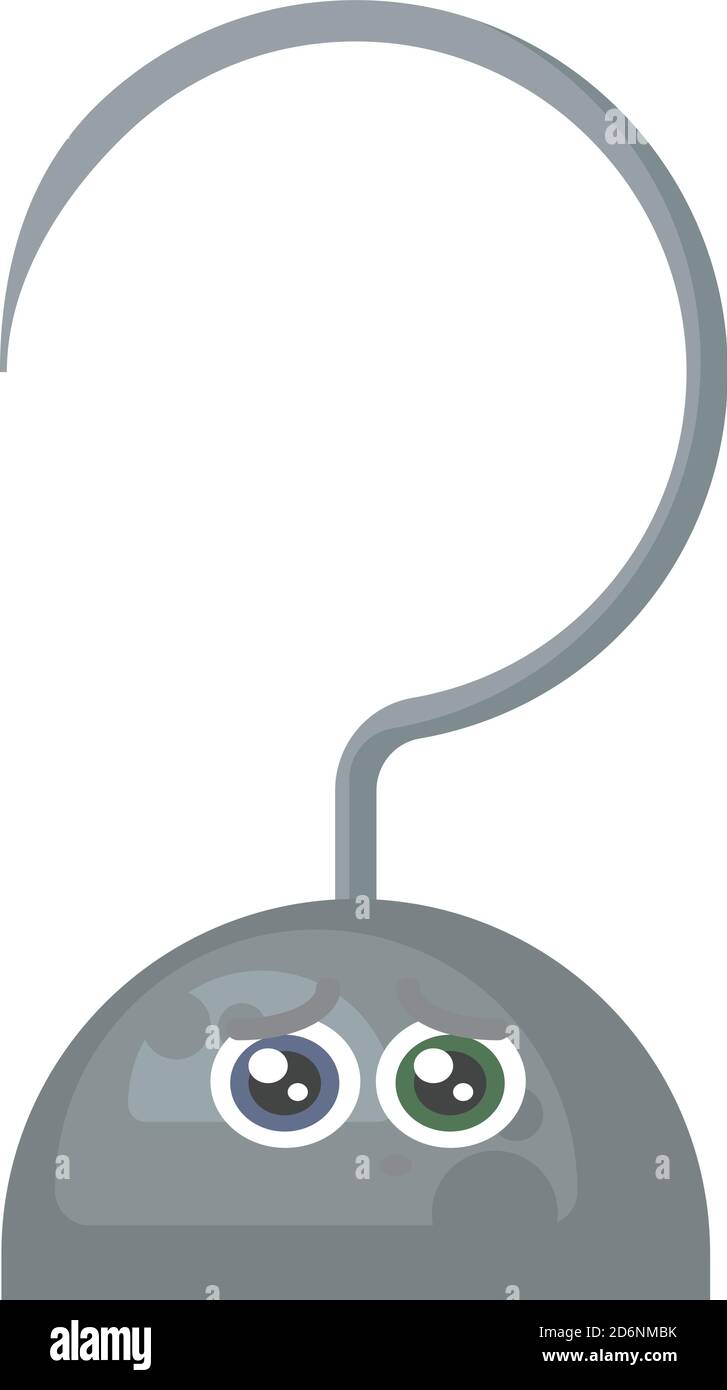 Pirate hook, illustration, vector on white background Stock Vector ...