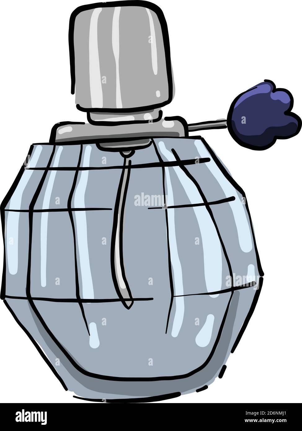 Men perfume, illustration, vector on white background Stock Vector ...