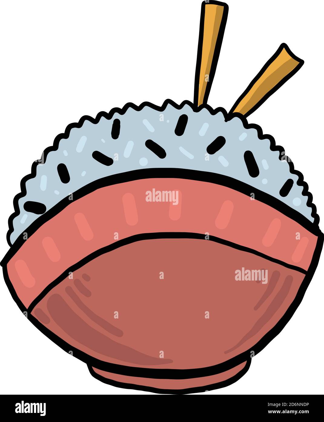 Fresh rice organic in Stock Vector Images - Alamy