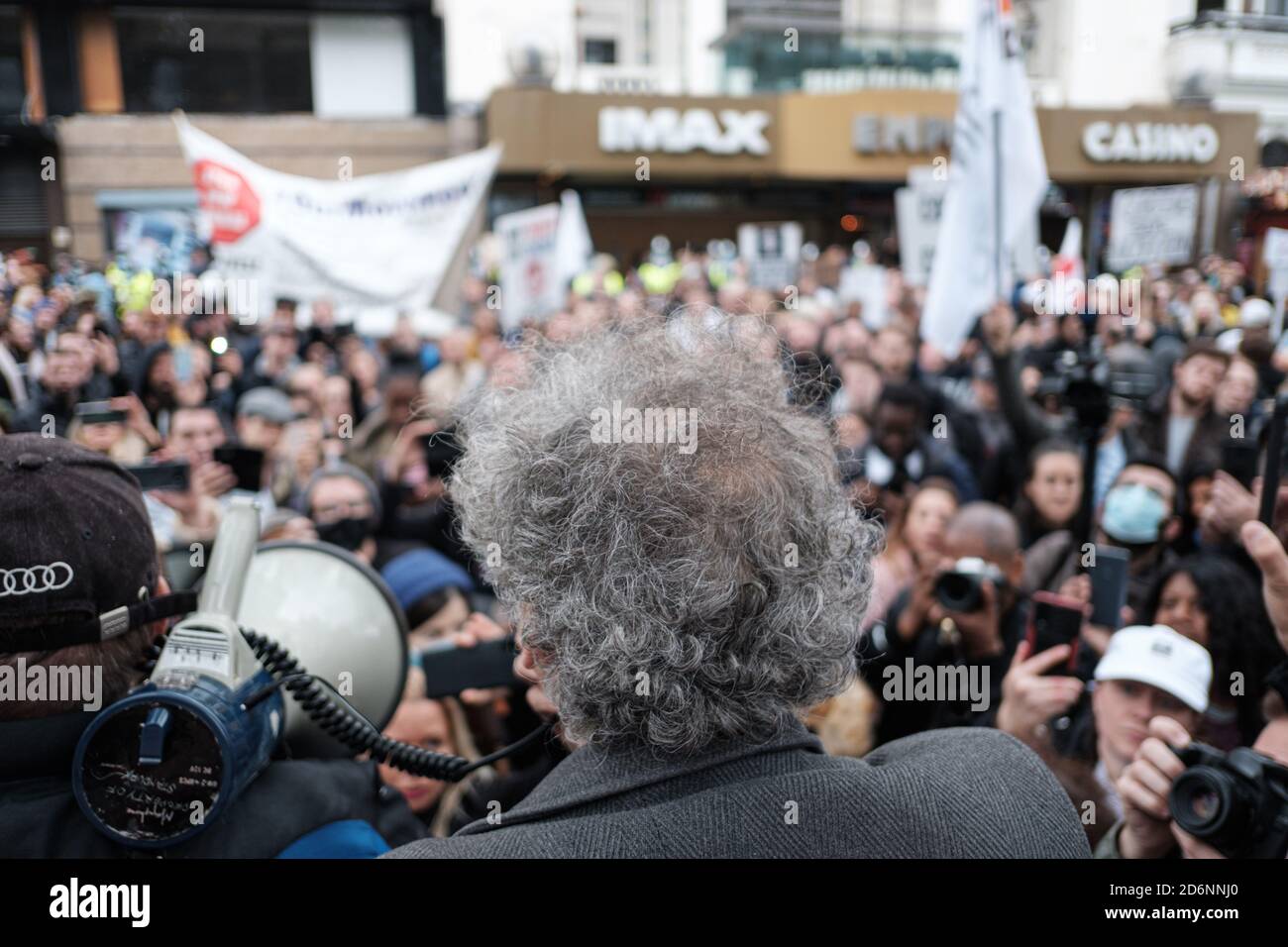 Stand Up X With Piers Corbyn (Jeremy Corbyn's Brother) Rally in Central ...