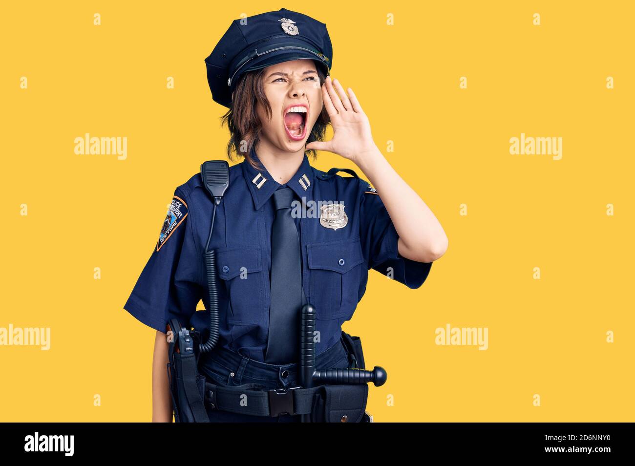 Police Officer Yelling