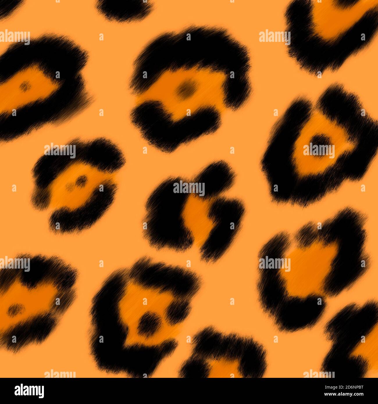 Infinity pattern, orange leopard skin w/ black circle marks ...