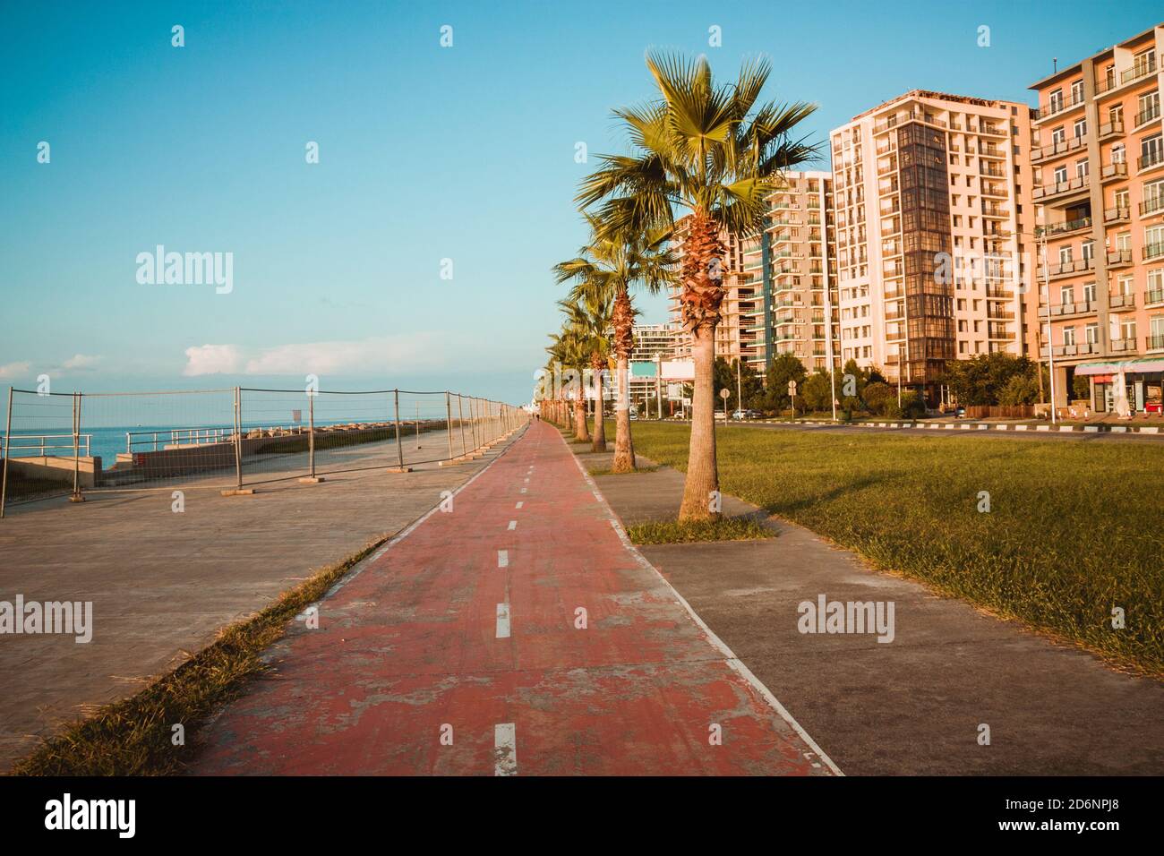 Residential building in Batumi city. Batumi. Georgia Stock Photo - Alamy