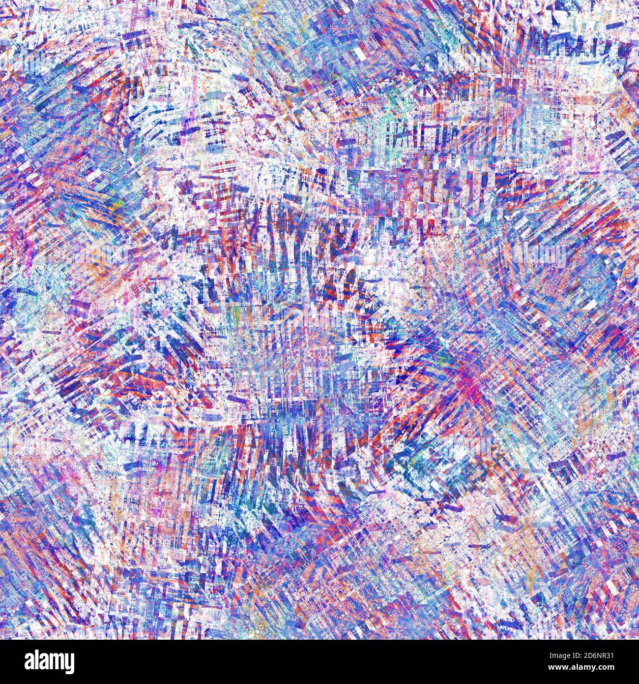 Seamless summer boho washed out print. Grunge light watercolor collage ...