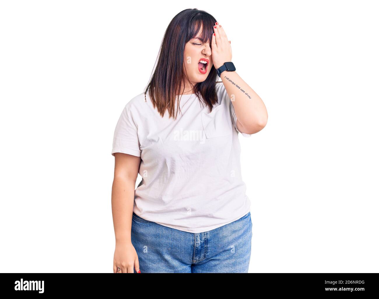 Fat person yawning hi-res stock photography and images - Alamy