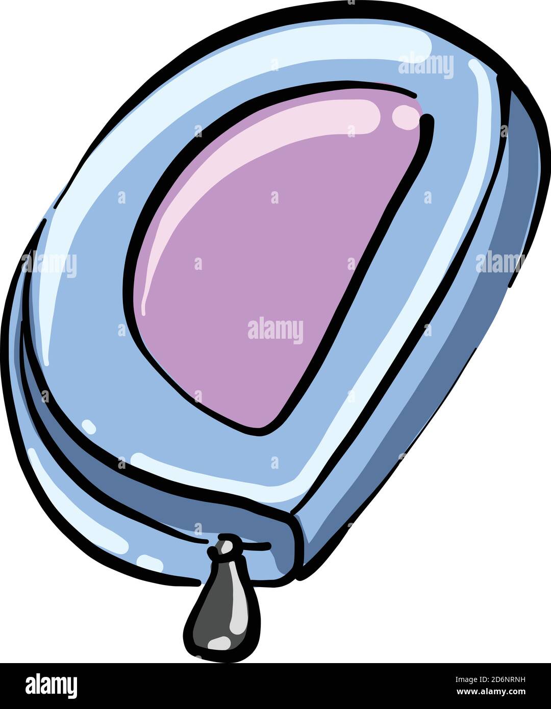 Pencil case, illustration, vector on white background Stock Vector ...