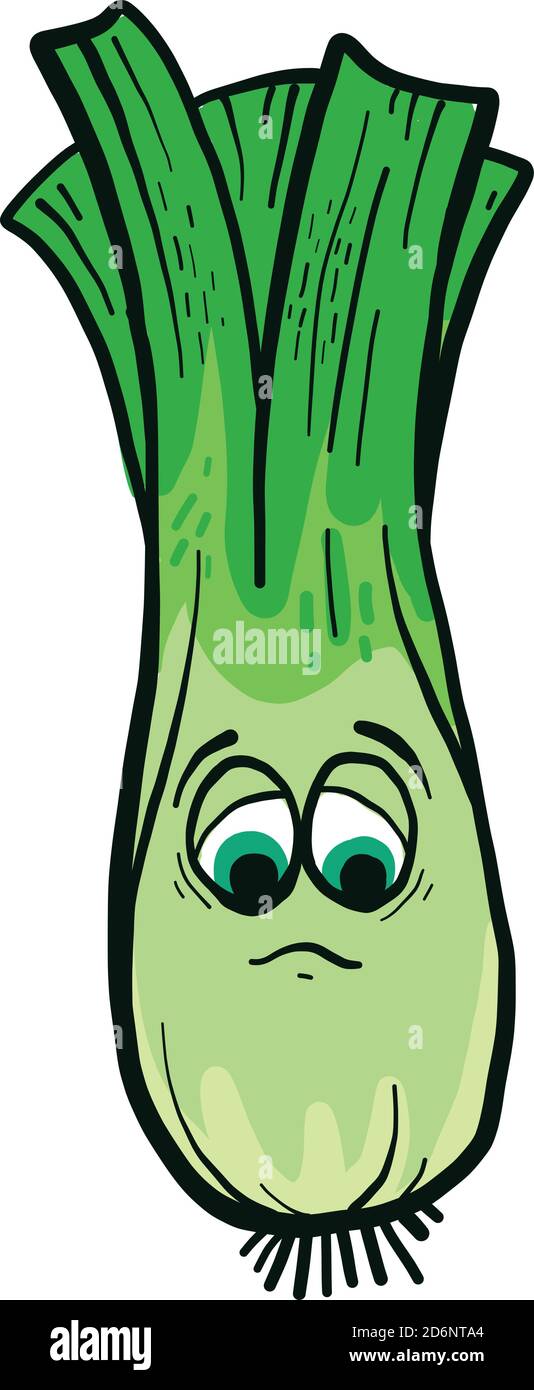 Cartoon illustration funny comic leek hi-res stock photography and ...