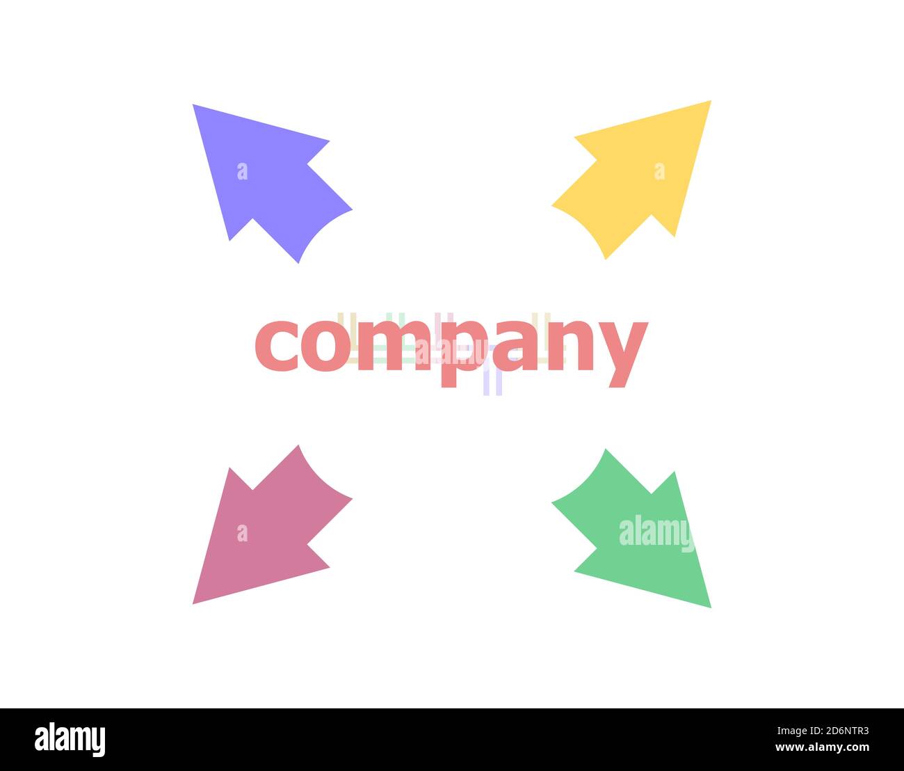 Text Company. Business concept . Arrow with word company Stock Photo ...