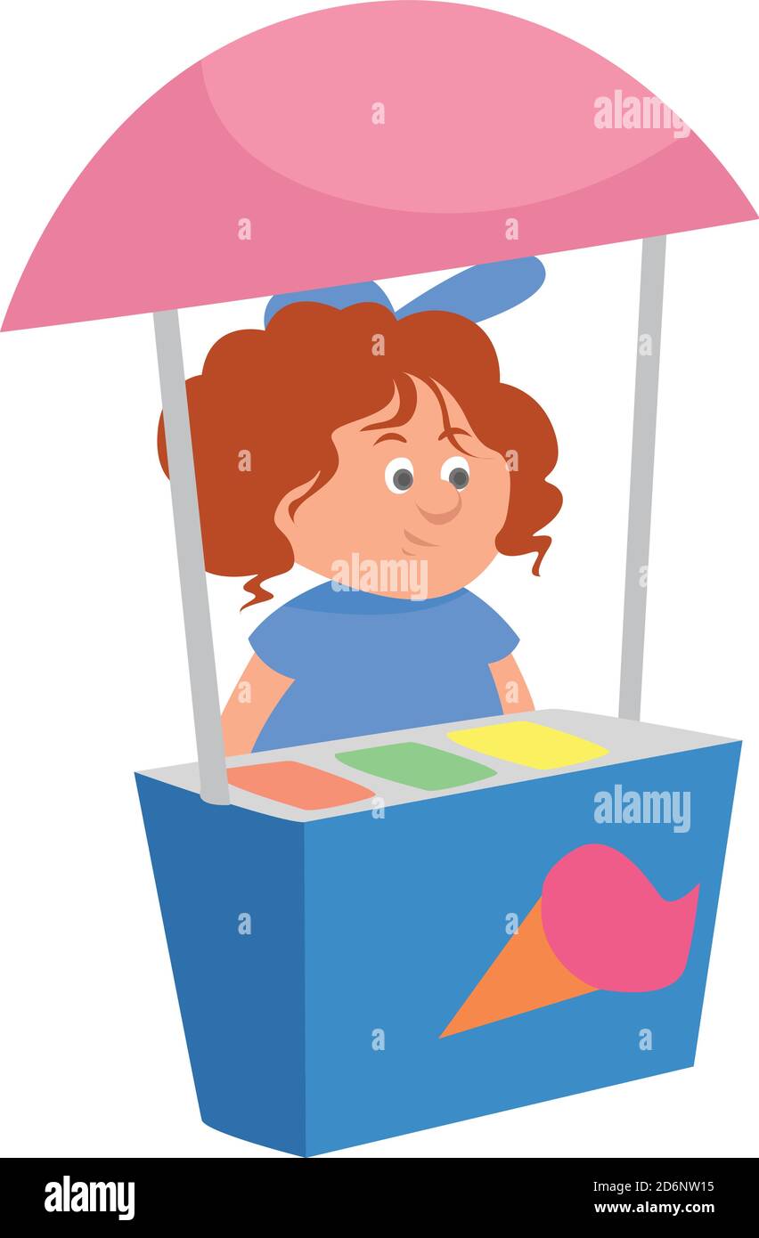 Stall selling food on Cut Out Stock Images & Pictures - Alamy