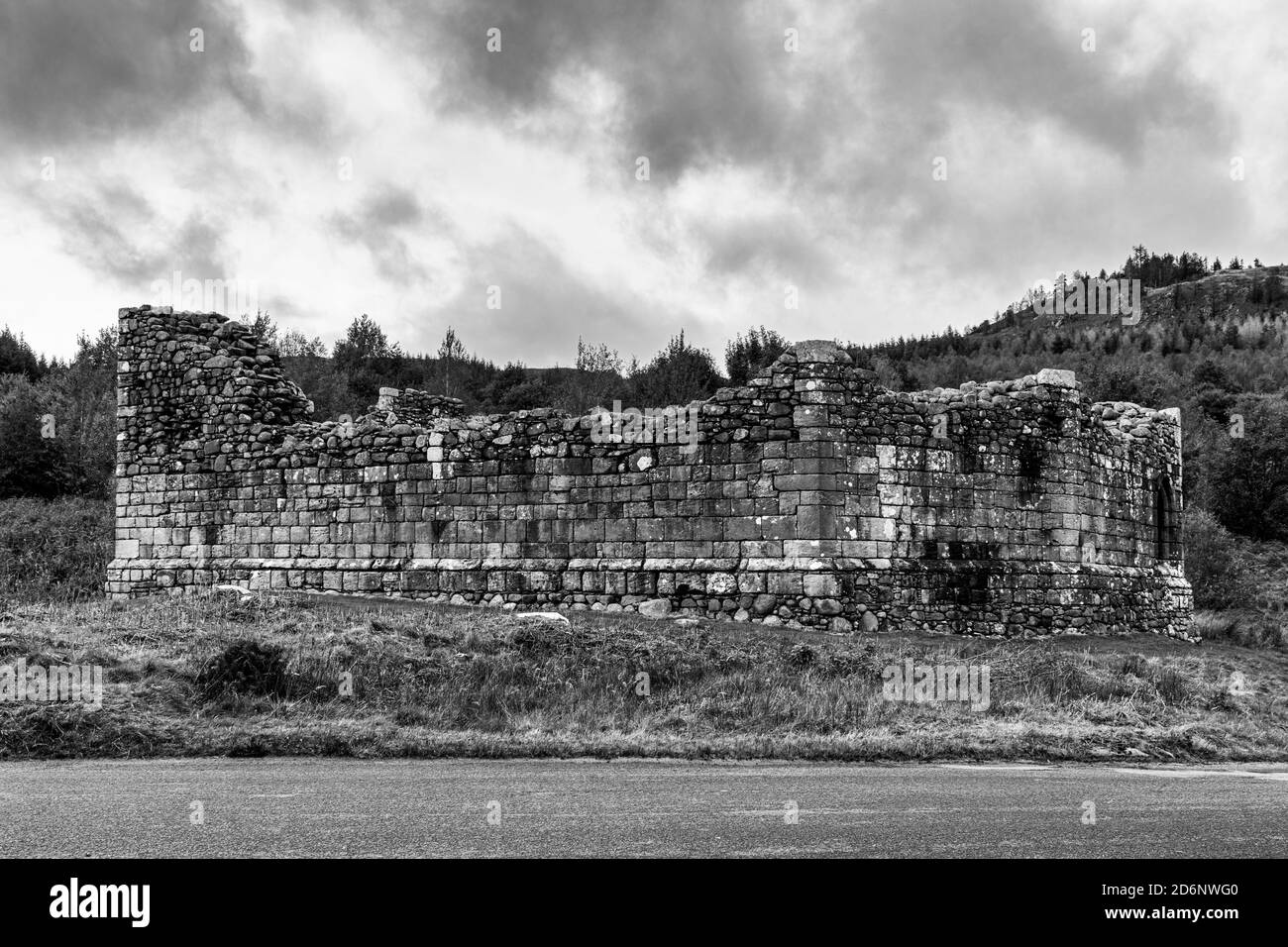 Loch Doon Castle was built by the Bruce earls of Carrick in the late ...