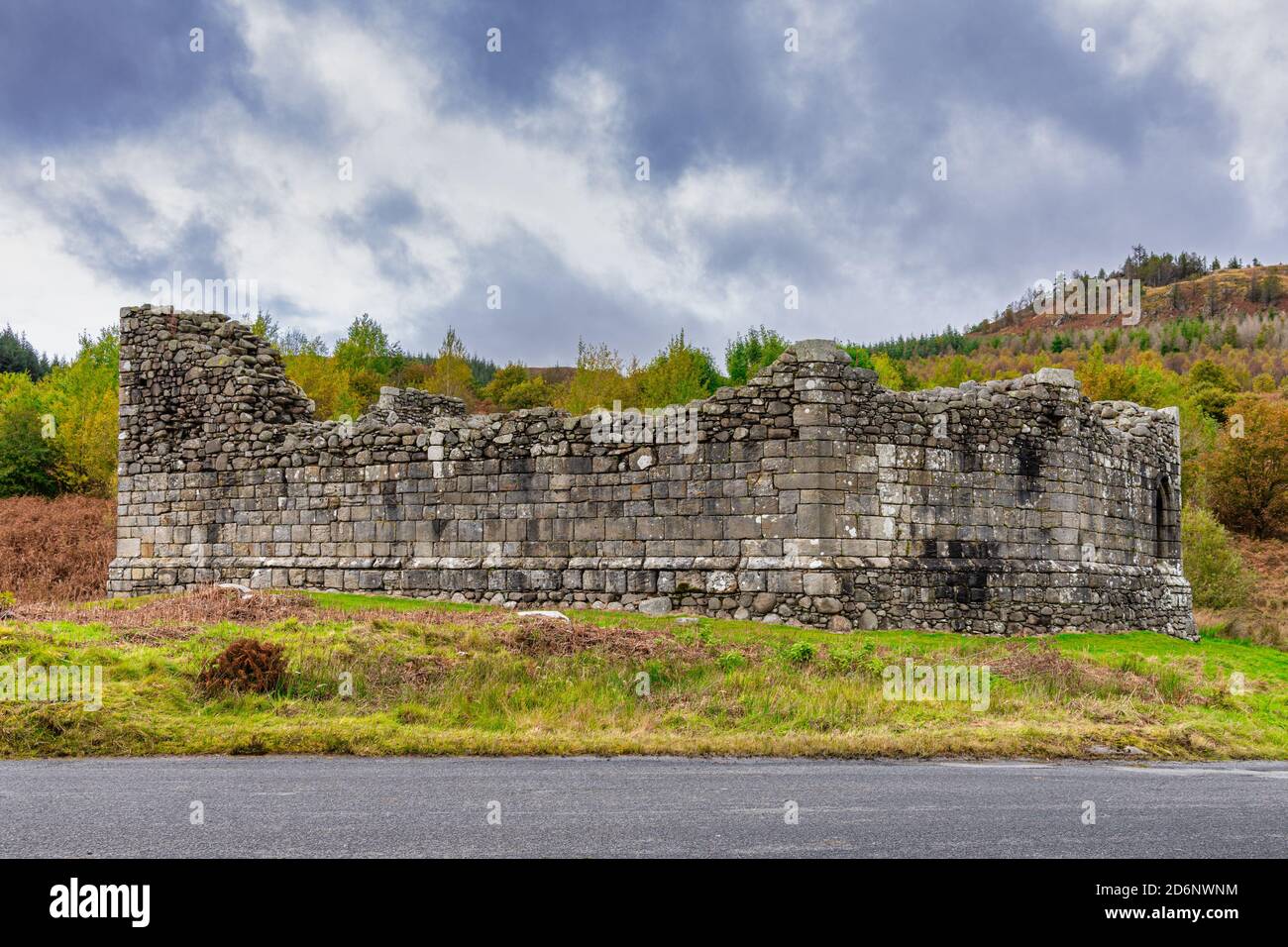 Loch Doon Castle was built by the Bruce earls of Carrick in the late ...