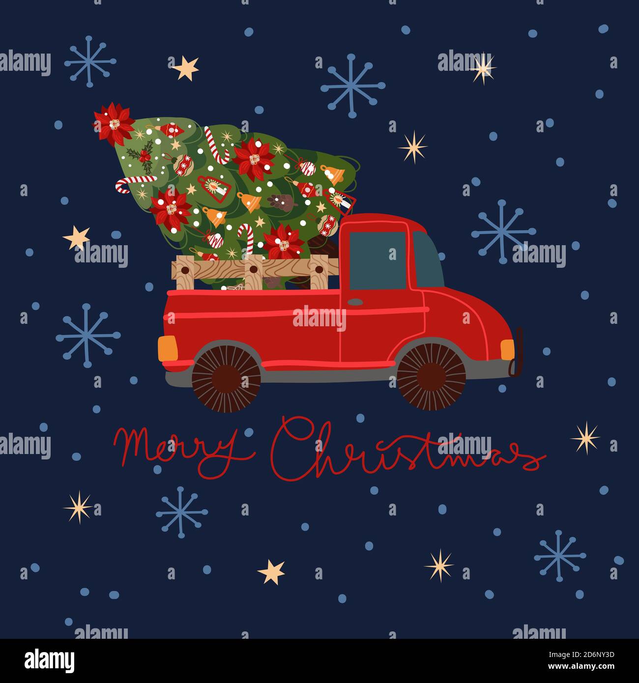 Old truck christmas hi-res stock photography and images - Alamy