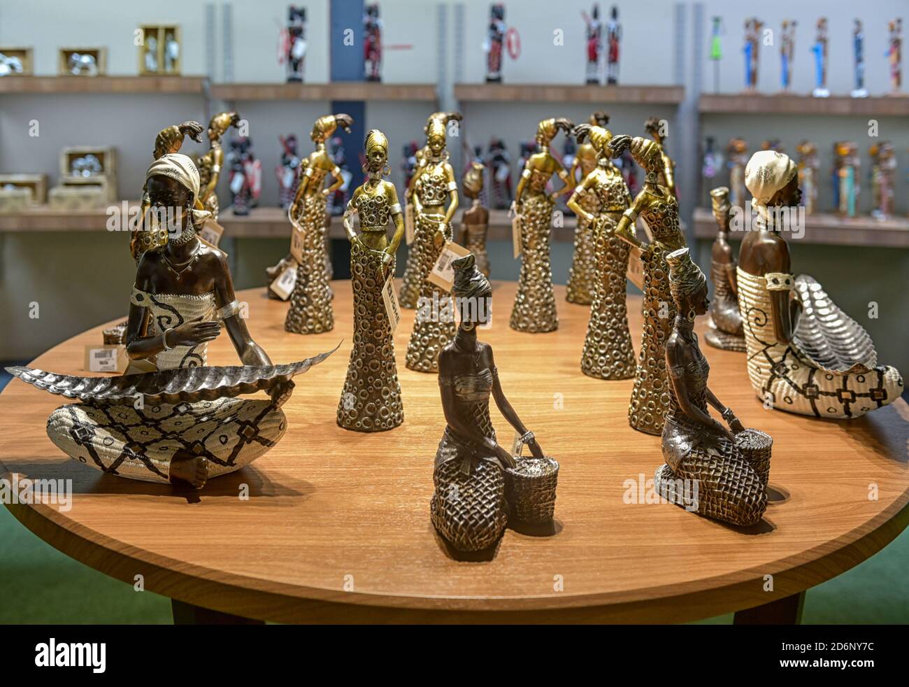 African Handcrafts in a local shop , Lion Safari Park, South Africa ...
