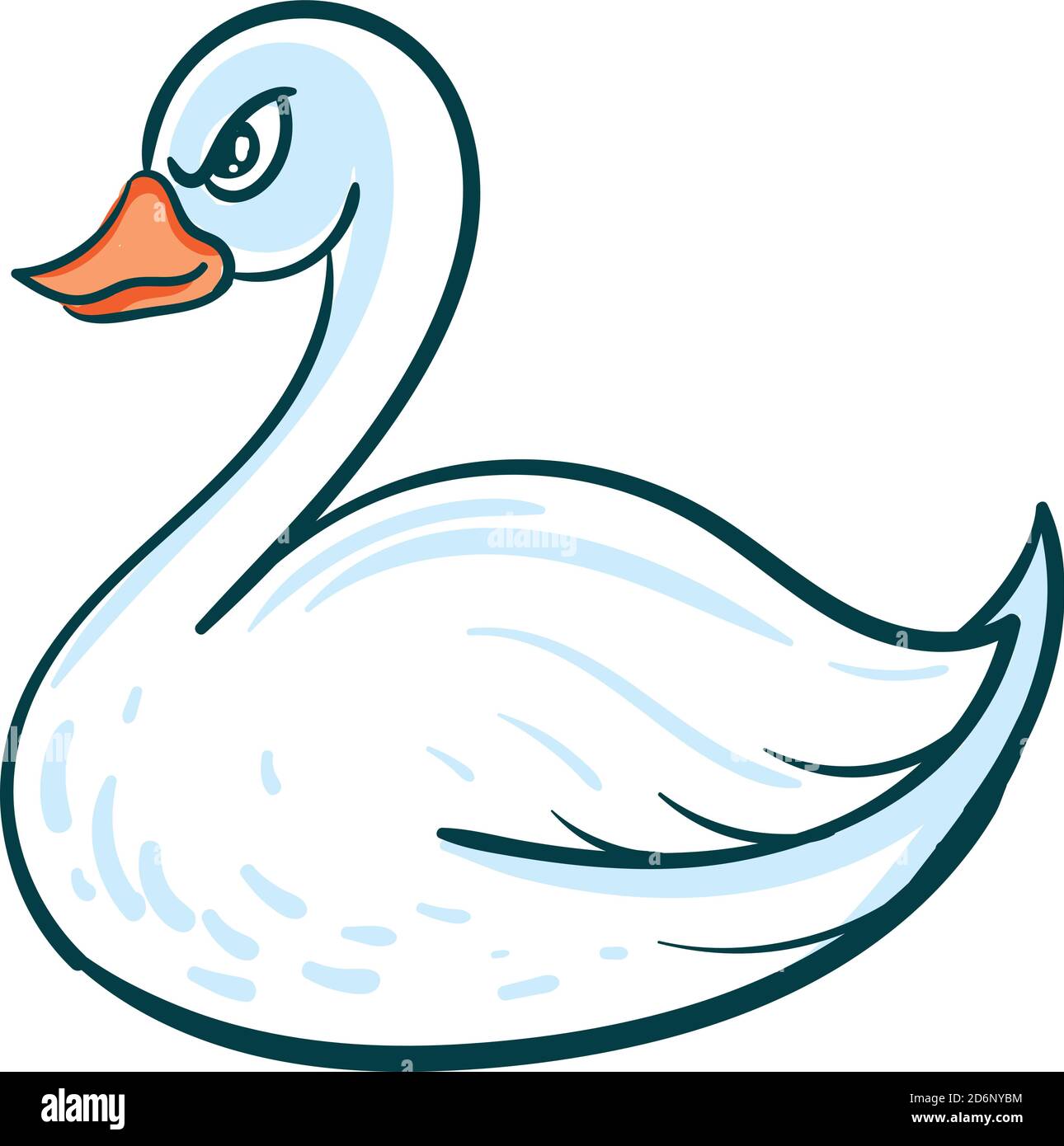 Angry Cartoon Goose