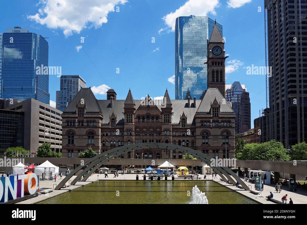 Toronto sign nathan philips square hi-res stock photography and images ...