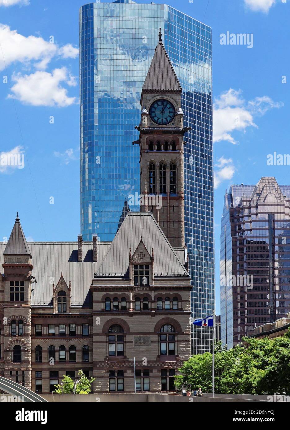 TORONTO, CANADA - 06 27 2016: The Clock Tower of the Old City Hall In ...