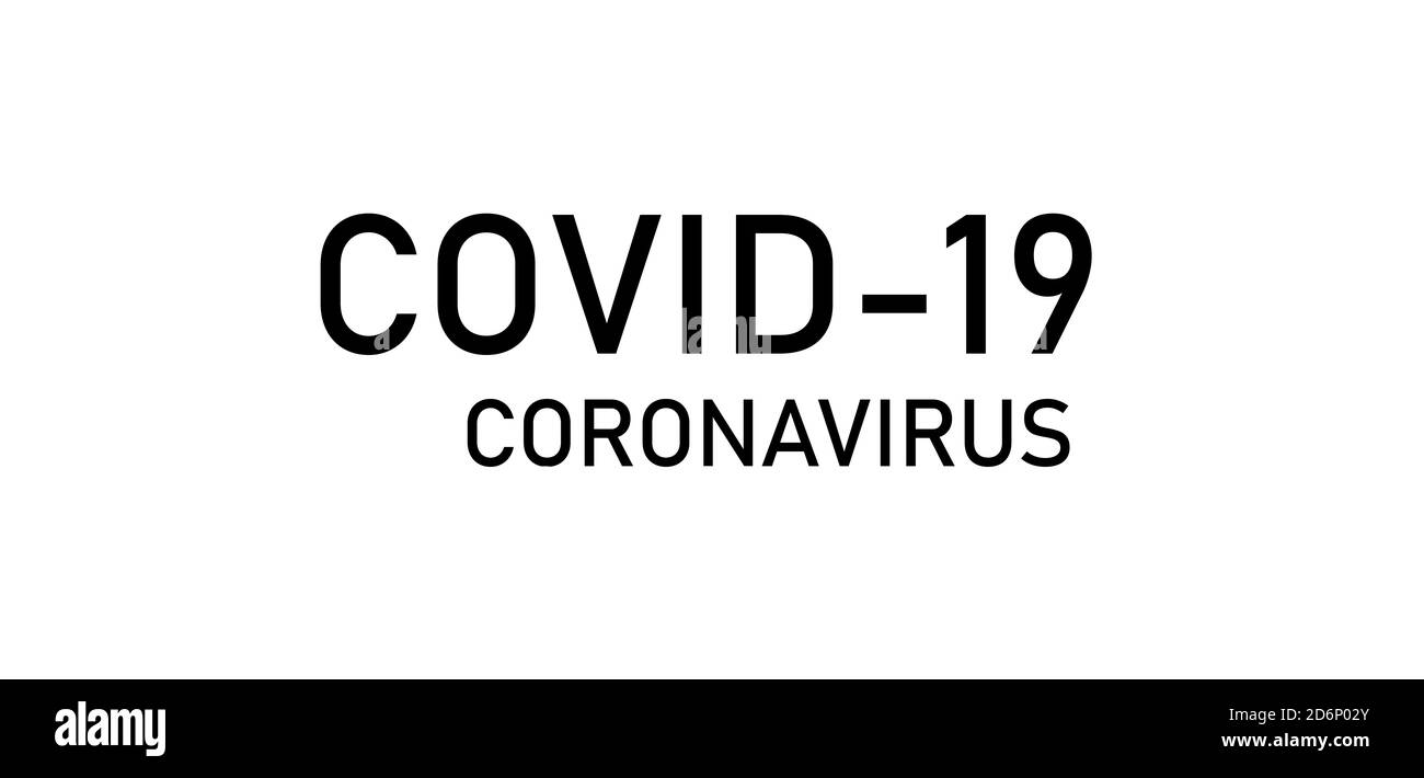 Covid 19 virus sticker Black and White Stock Photos & Images - Alamy