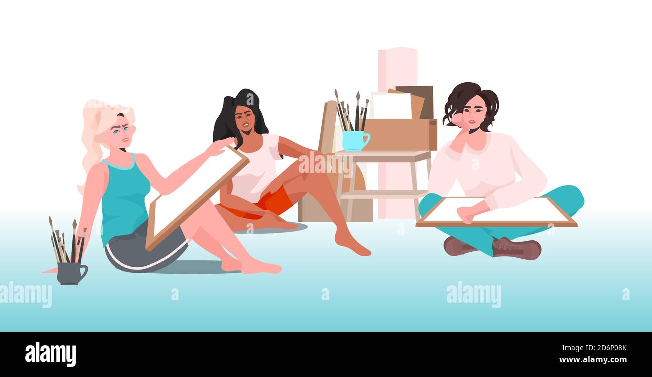 American women artists Stock Vector Images - Alamy