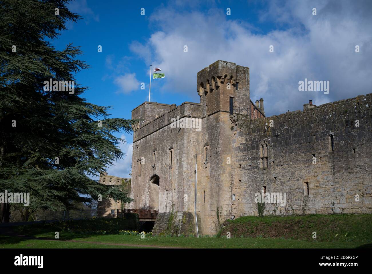 CALDICOT, WALES - MARCH 07: A general view of Calidcot Castle on March ...