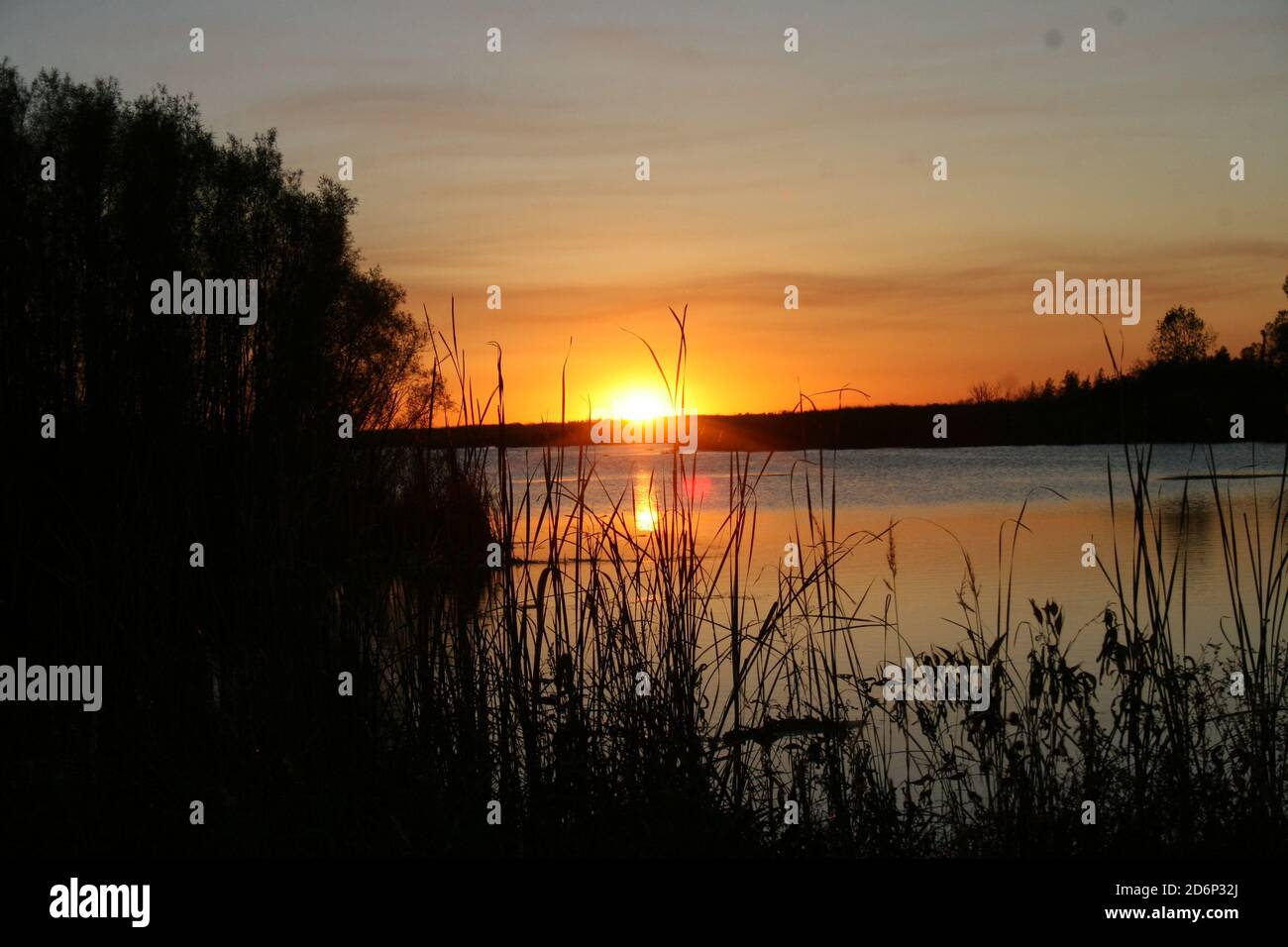 Marsh Park in Sheboygan, Wisconsin, USA at sunset Stock Photo - Alamy
