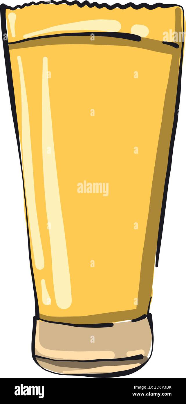 Acrylic paint, illustration, vector on white background Stock Vector ...