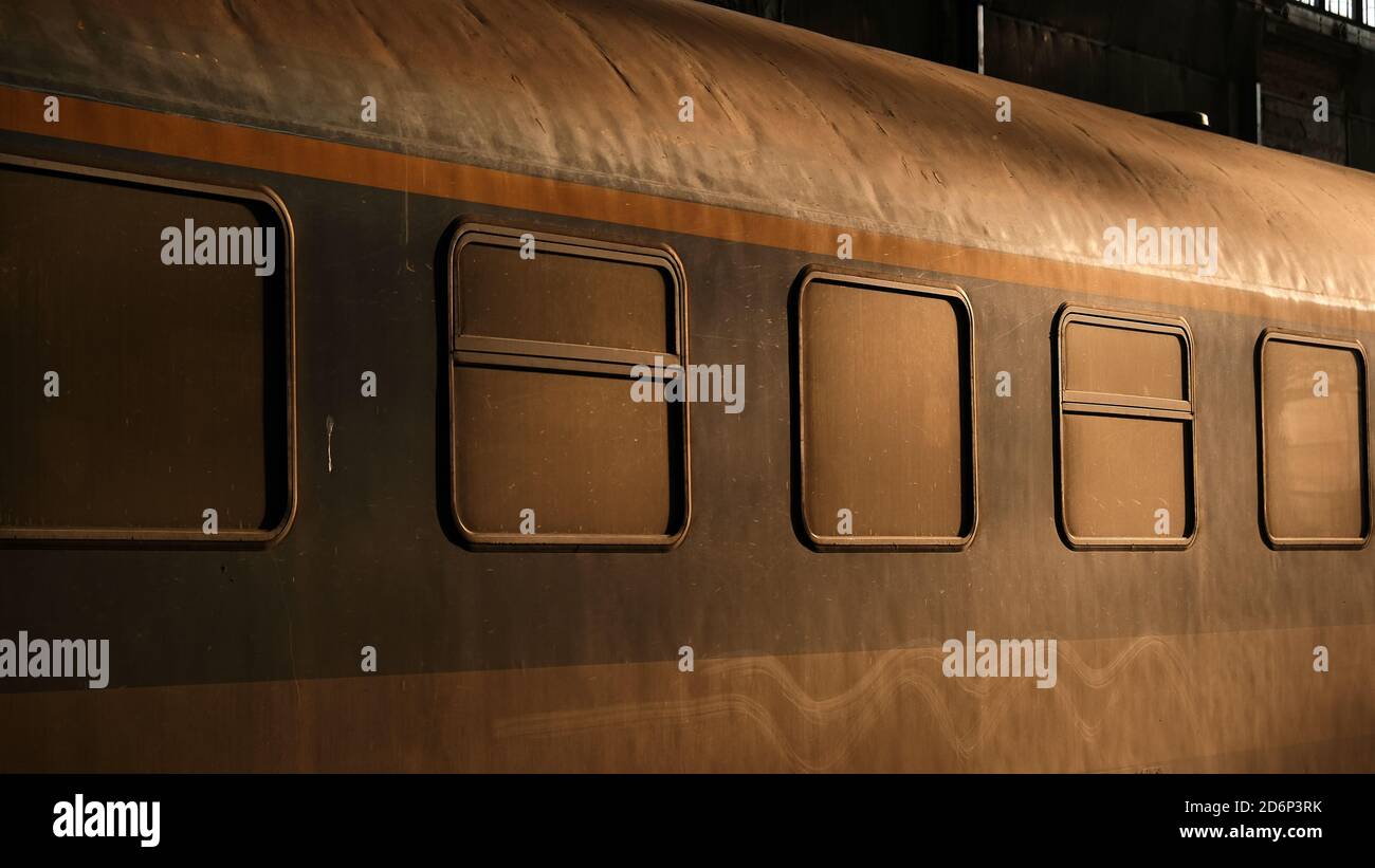 Luggage line inside the train and commuter hi-res stock photography and ...