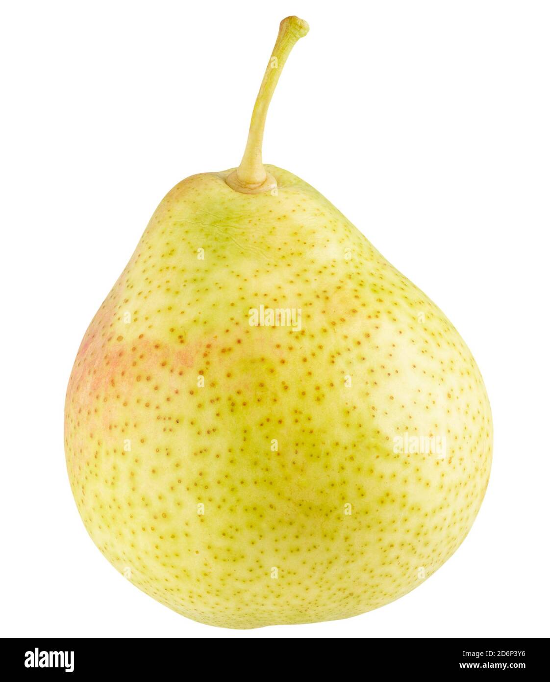 yellow pear isolated on a white background Stock Photo - Alamy