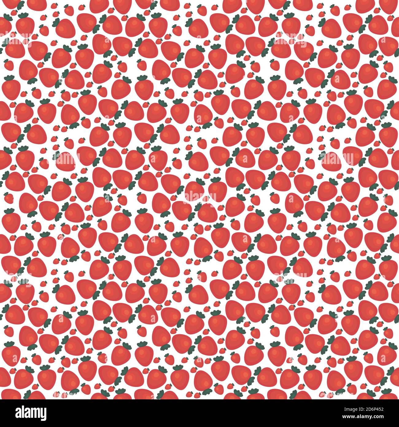 Minimal strawberries,seamless pattern on white background Stock Vector ...