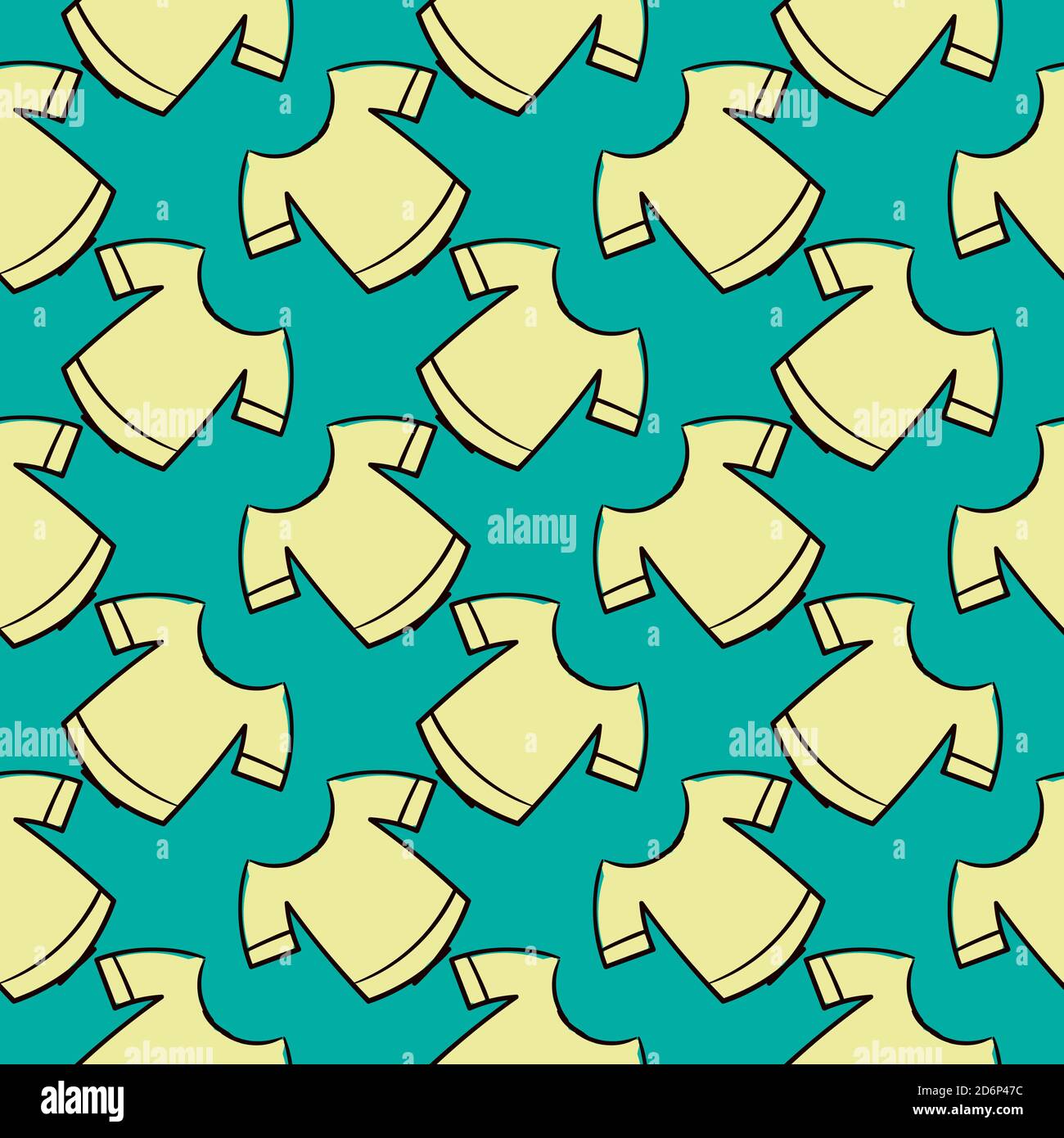 Little shirts ,seamless pattern on mint green background Stock Vector ...