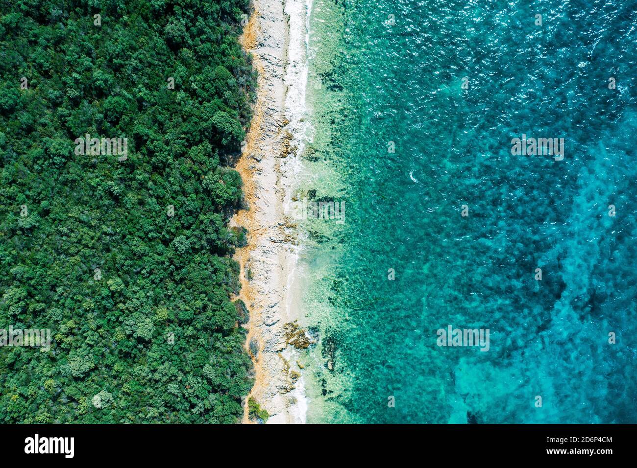 Creative minimal beach concept. Summer vacation layout with blue water ...