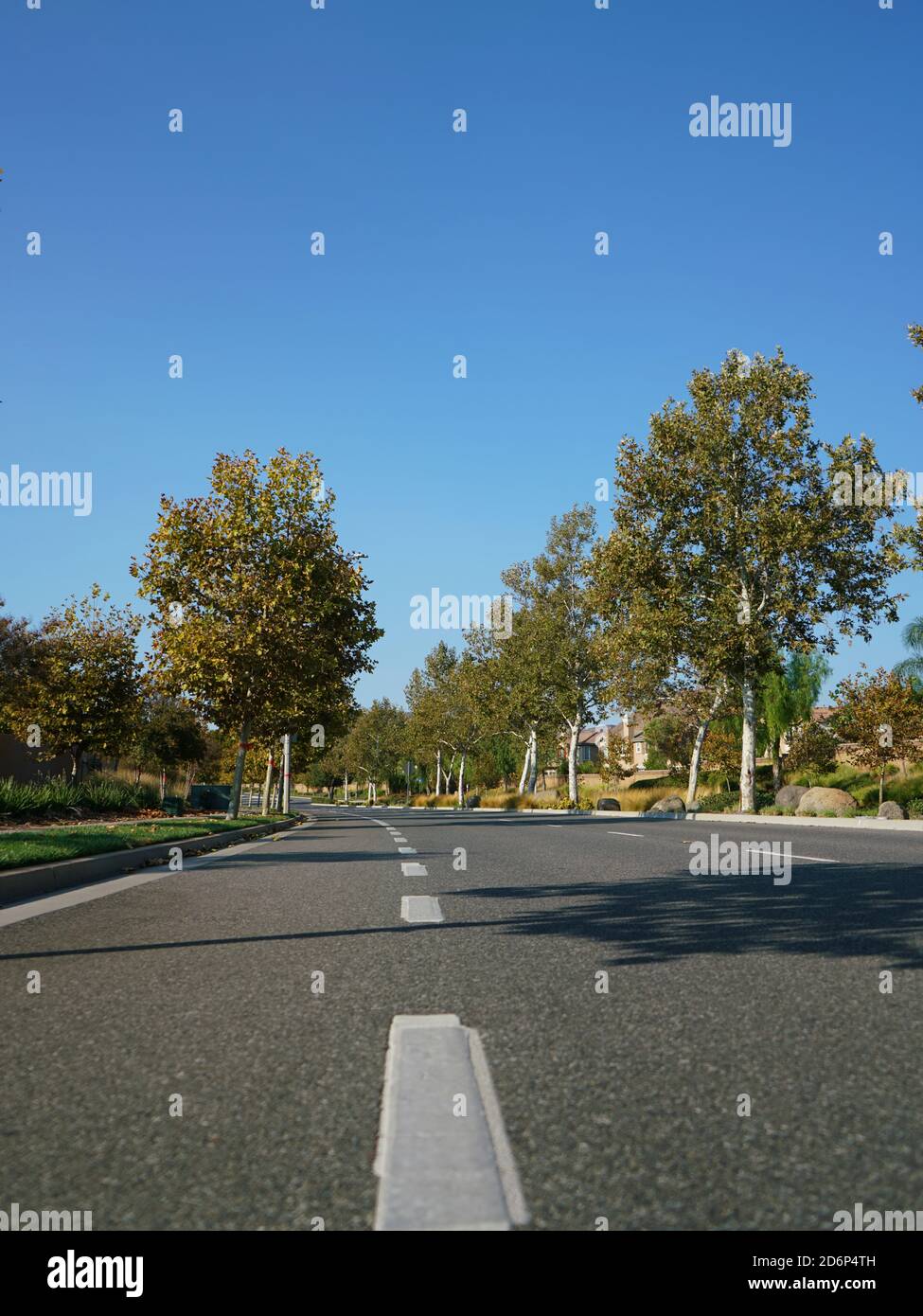 Road empty low angle sun hi-res stock photography and images - Alamy