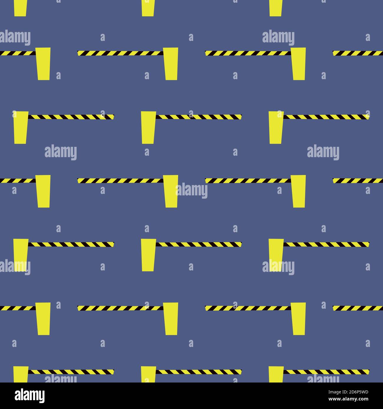 Car barrier illustration vector Stock Vector Images - Alamy