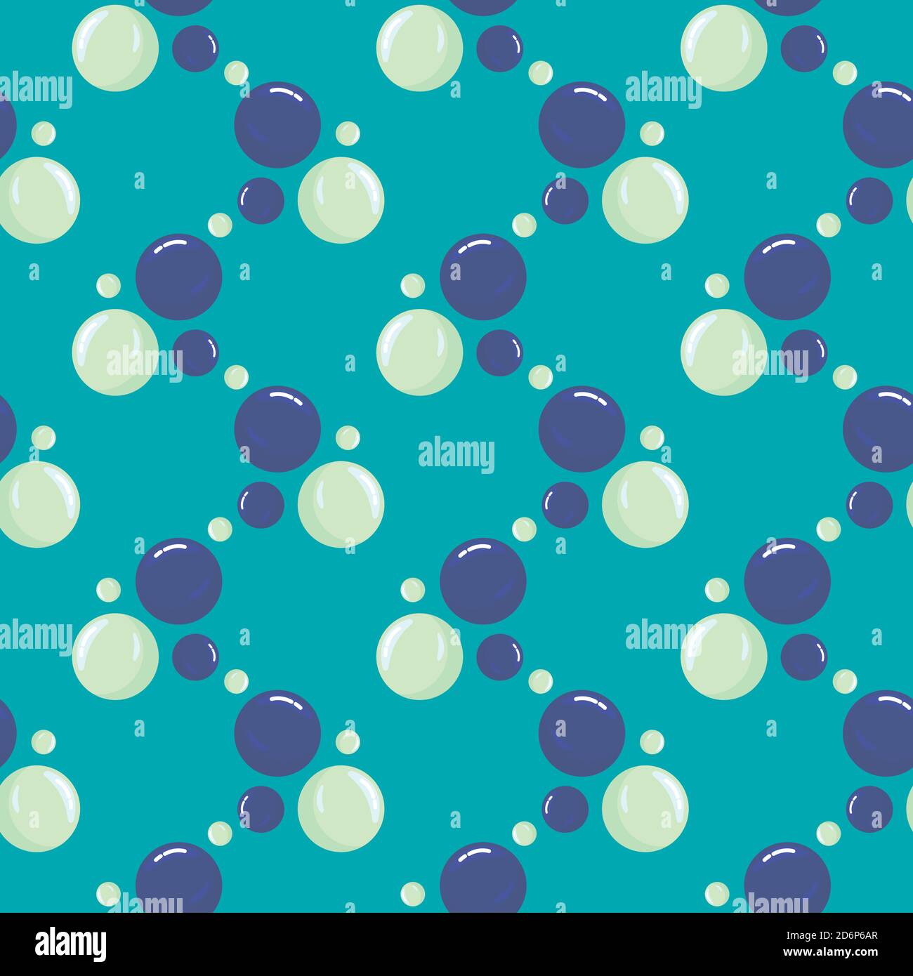 Little bubbles,seamless pattern on blue background Stock Vector Image ...