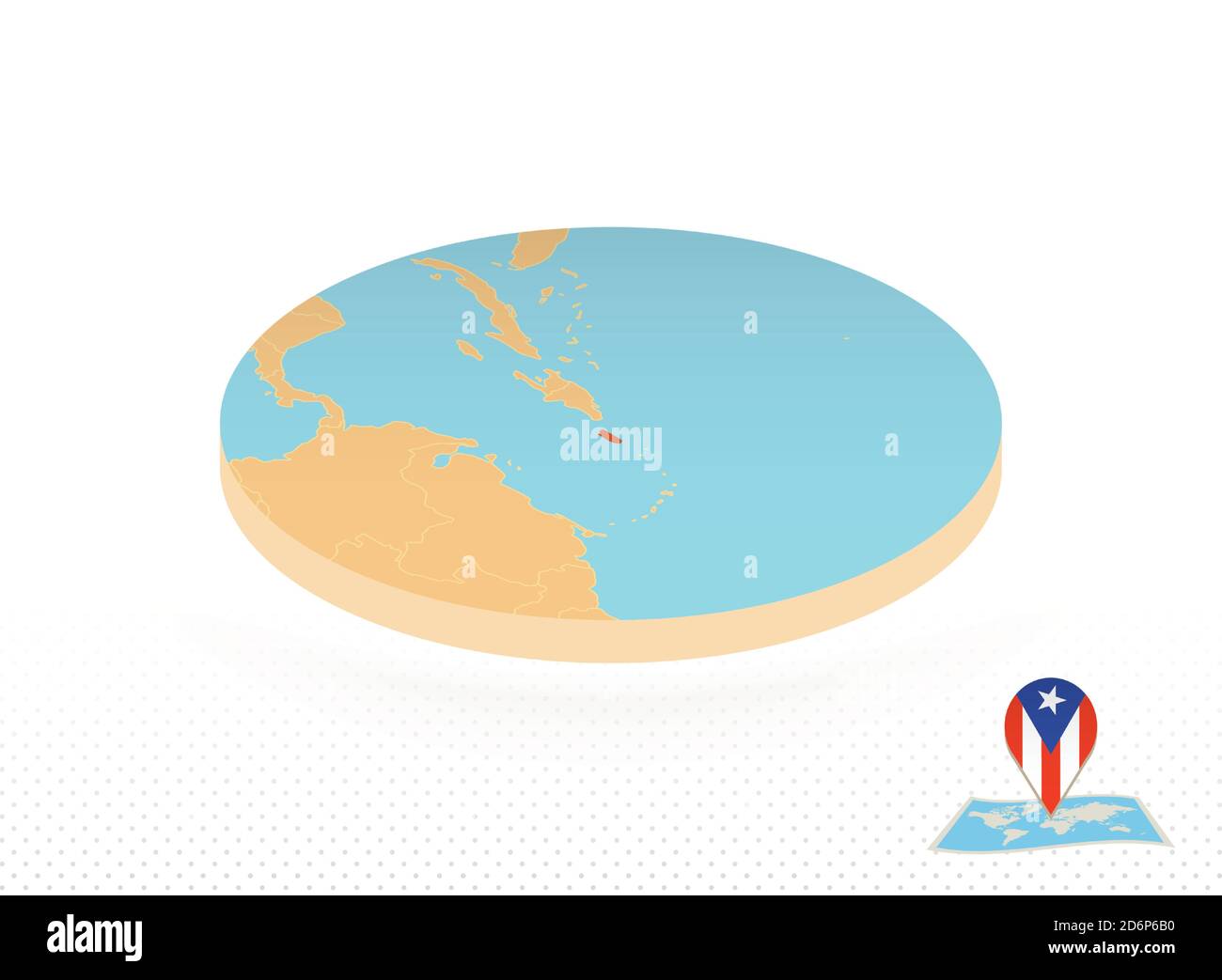 Puerto Rico Island Map High Resolution Stock Photography and Images - Alamy