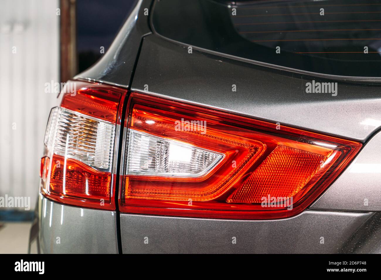 Polished optics of rear lights of car, close up Stock Photo - Alamy
