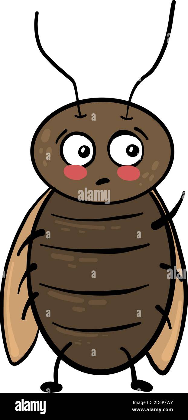 Cute cockroach drawing vector vectors hi-res stock photography and ...