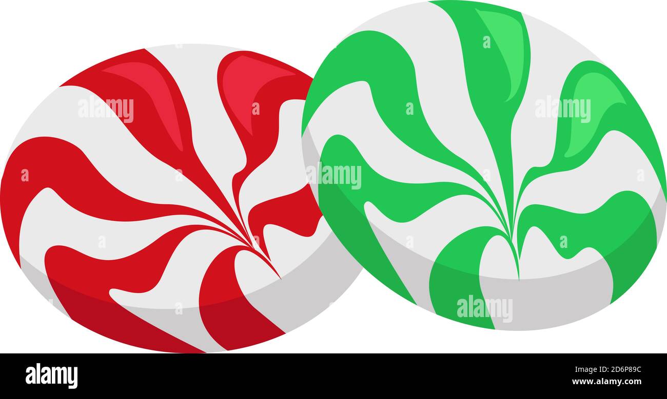 Sweet candy, illustration, vector on white background Stock Vector ...