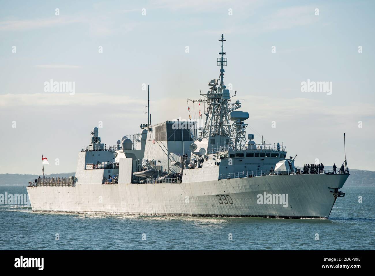 The Royal Canadian Navy frigate HMCS Halifax (FFH330) arrived at ...