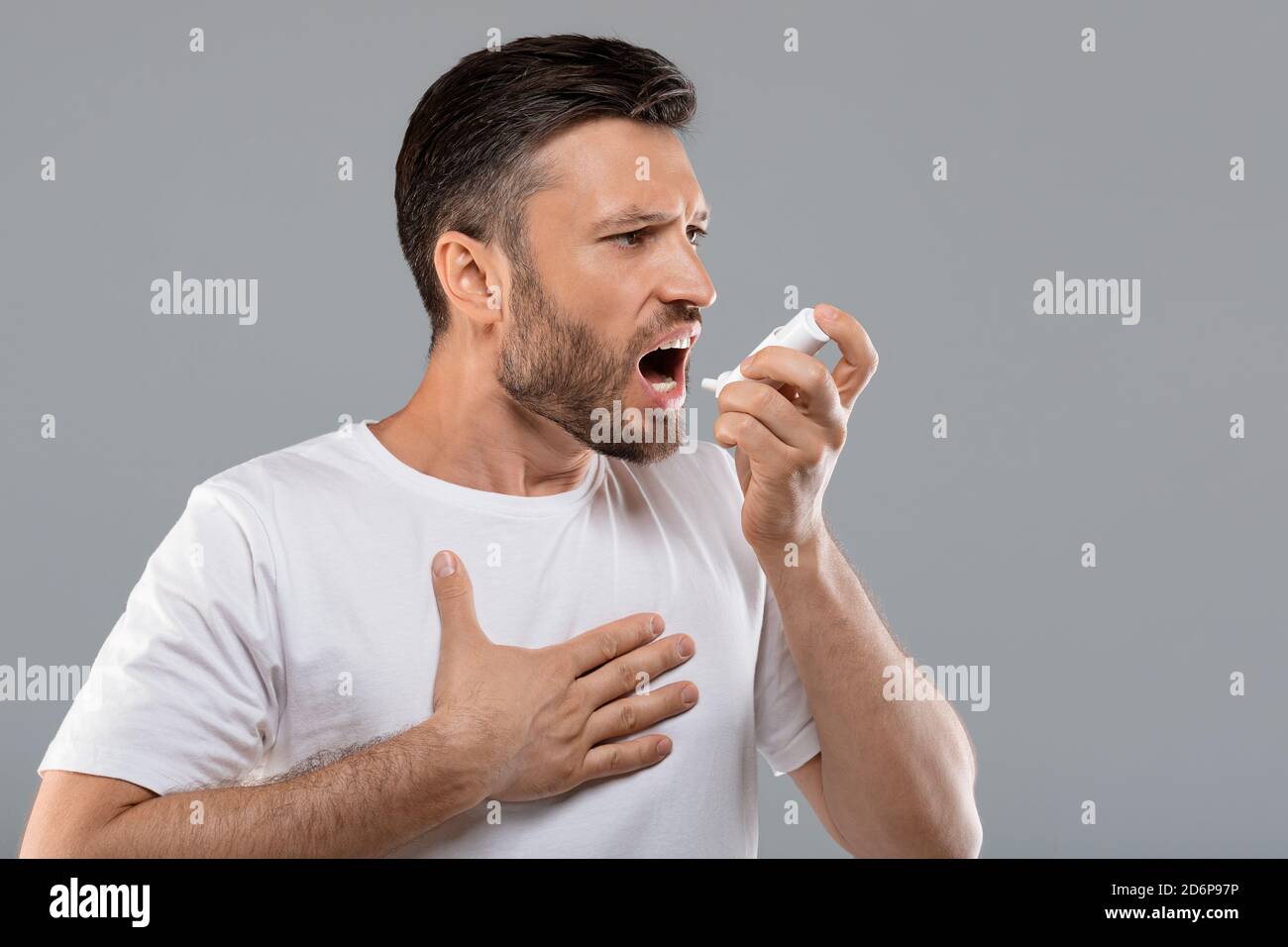 Breathing issue treatment hi-res stock photography and images - Alamy
