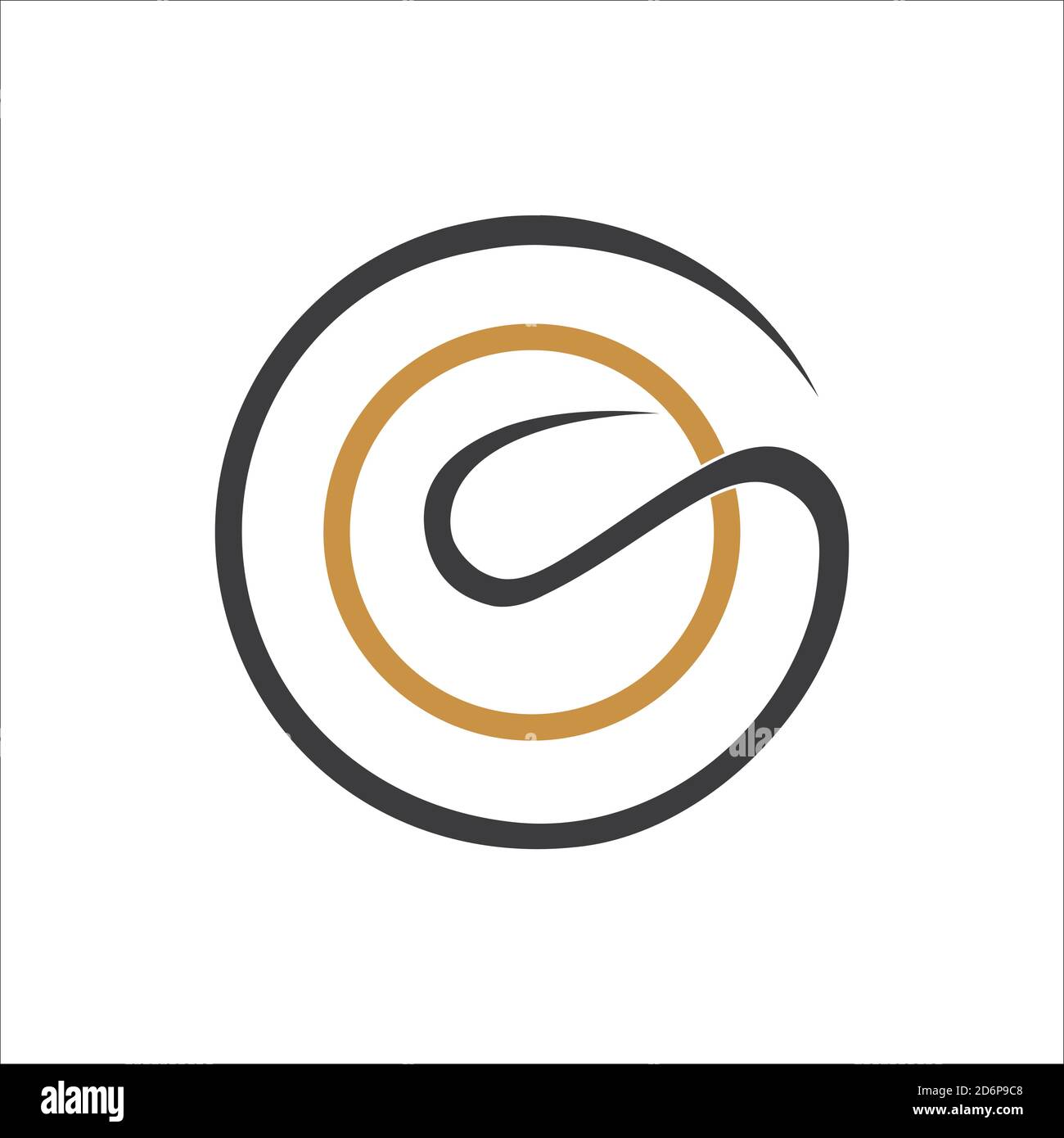 Initial letter go logo or og logo vector design template Stock Vector ...