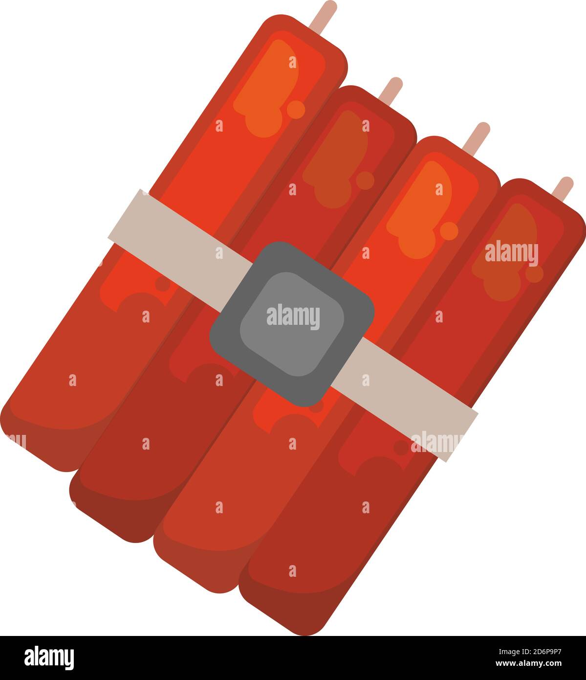 Big dynamite, illustration, vector on white background Stock Vector ...