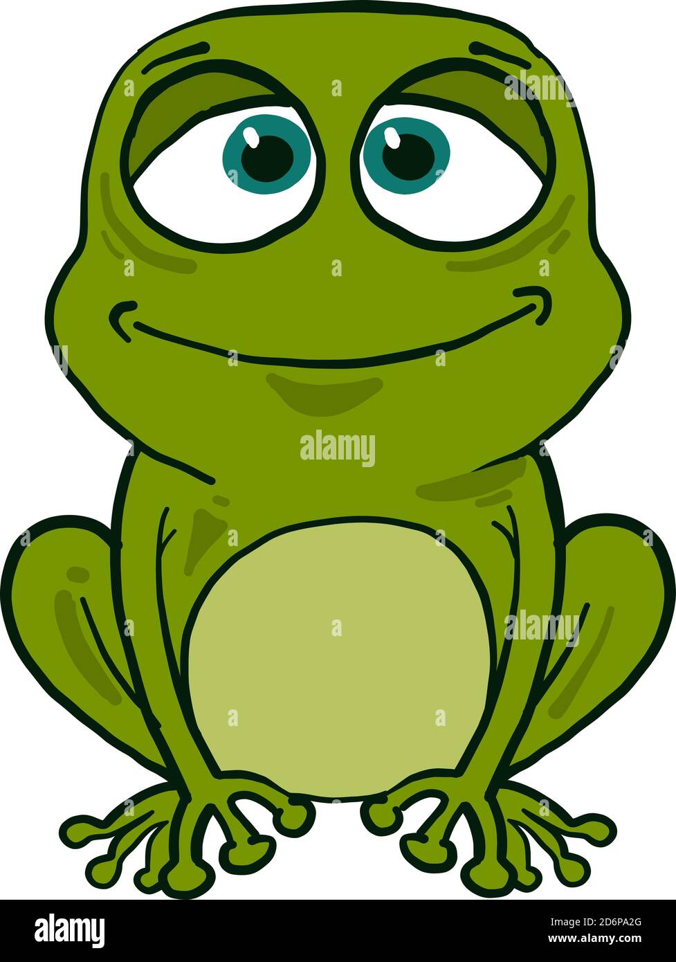 Cartoon Fat Frog High Resolution Stock Photography and Images - Alamy