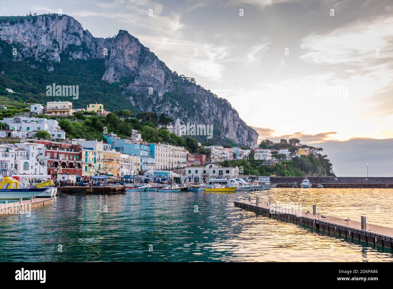 Capri, Marina Grande, island's main harbor Stock Photo - Alamy