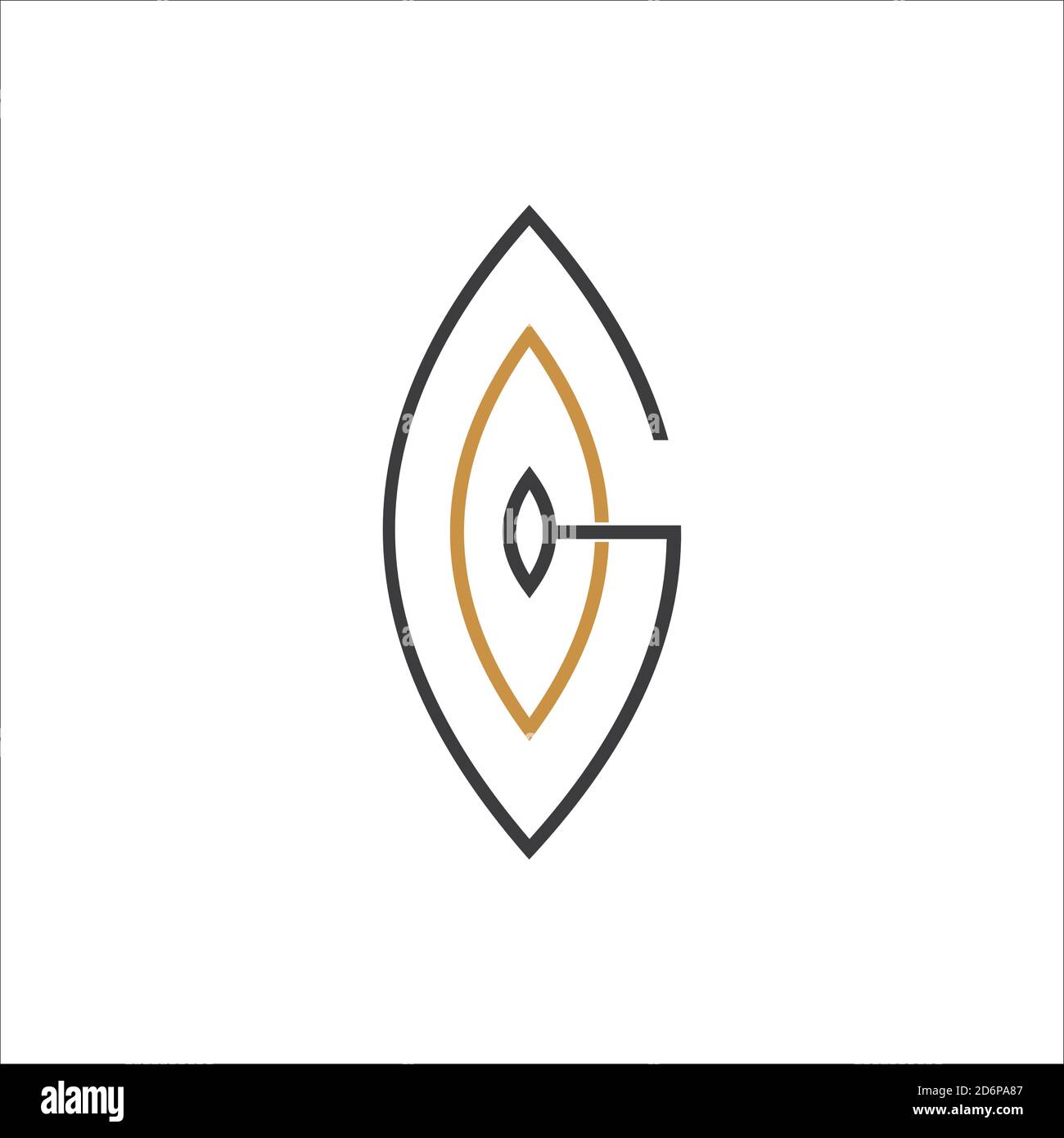 Initial letter go logo or og logo vector design template Stock Vector ...